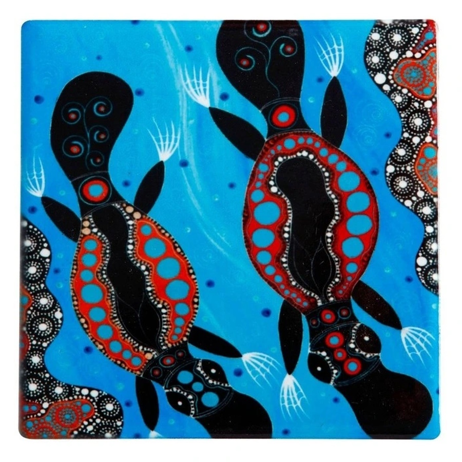 Maxwell Williams Melanie Hava Journeys Ceramic Coaster 10cm Platypuses ... Maxwell Williams Melanie Hava Journeys Ceramic Coaster 10cm Platypuses ...